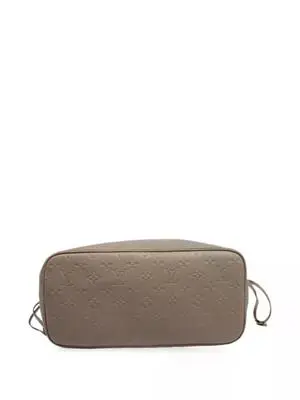 LOUIS VUITTON Monogram Empreinte Neverfull Mm Tote Bag - Neutrals