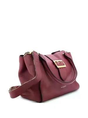 Burberry Buckle Leather Medium Tote Bag