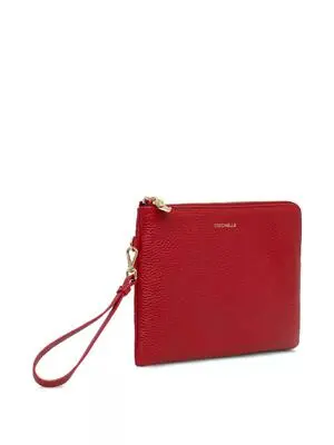 COCCINELLE C-me Softy Leather Clutch Bag