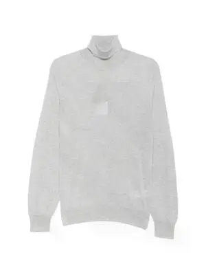 Canali Roll-neck Wool Sweater - Grey