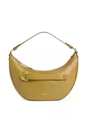 COCCINELLE Logo-detail Leather Shoulder Bag - Green