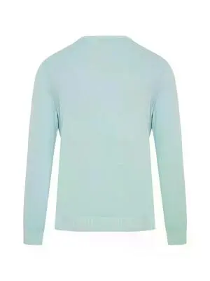 MANDELLI Crew Neck Fine Knit Sweater
