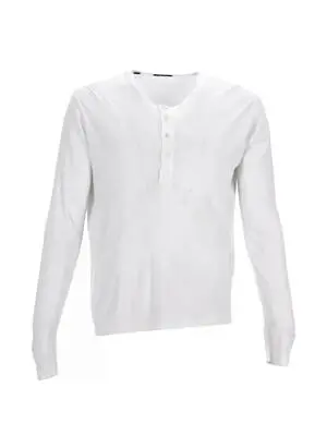 TOM FORD Ribbed Long-sleeve T-shirt - White