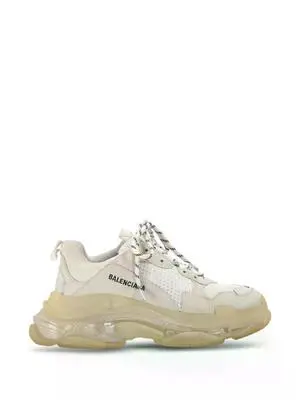 Balenciaga Triple S Sneakers With Logo Detail - Neutrals