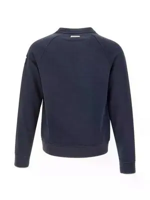 BLAUER. Logo-print Raglan-sleeve Sweater