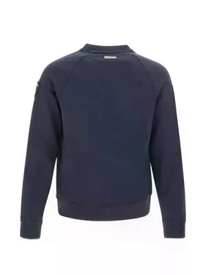 BLAUER. Logo-print Raglan-sleeve Sweater