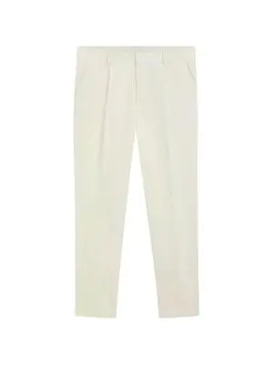 BOSS Pleated Front Corduroy Trousers - Neutrals