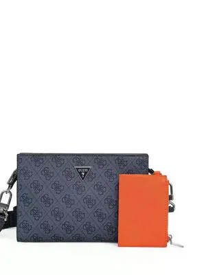 Guess Mliano Logo-monogram Messenger Bag