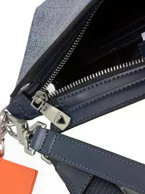 Guess Mliano Logo-monogram Messenger Bag