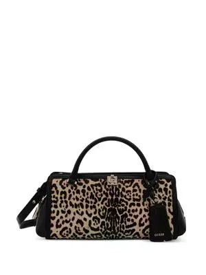 Guess Audrey Logo-plaque Tote Bag - Brown