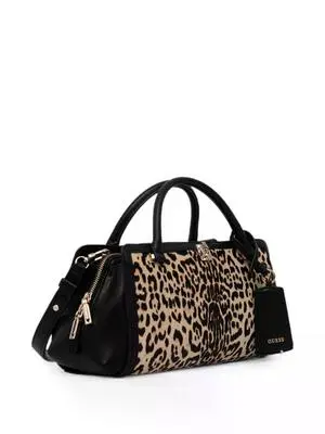 Guess Audrey Logo-plaque Tote Bag - Brown