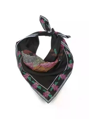 Chloé Parrot Silk Square Scarf