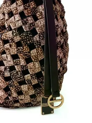 Borbonese Woven Design Tote Bag