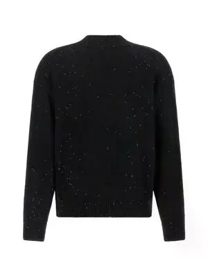 Brunello Cucinelli Sequin-embellished V-neck Sweater