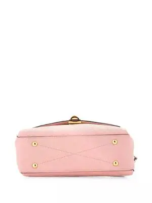 LOUIS VUITTON Monogram Empreinte Leather Bb Satchel - Pink