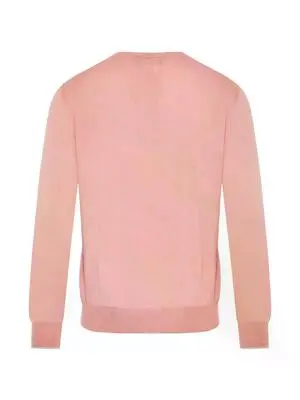 GRAN SASSO Crew-neck Long-sleeve Sweater - Pink