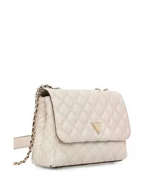 Guess Giully Quilted Cross Body Bag - Neutrals