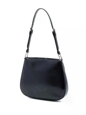 Prada Spazzolato Leather Cleo Flap Shoulder Bag