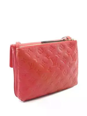 LOUIS VUITTON Monogram Empreinte Twice Crossbody Bag - Red