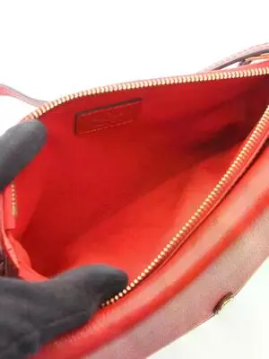 LOUIS VUITTON Monogram Empreinte Twice Crossbody Bag - Red