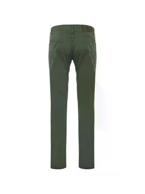 RICHARD J. BROWN Tokyo Logo-patch Straight-leg Trousers - Green