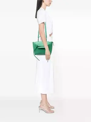 Celine Micro Grained Calfskin Belt Bag Satchel - Green