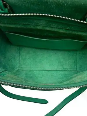 Celine Micro Grained Calfskin Belt Bag Satchel - Green