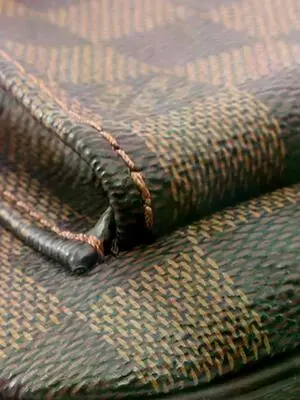 LOUIS VUITTON Damier Ebene Pochette Melville Crossbody Bag