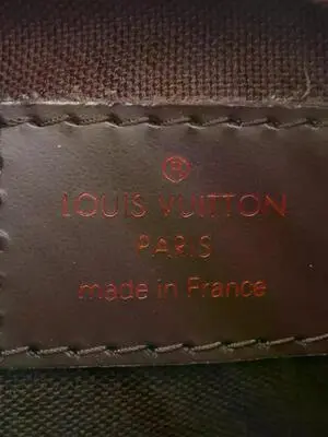 LOUIS VUITTON Damier Ebene Pochette Melville Crossbody Bag