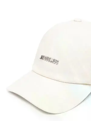 Jacquemus Logo Plaque Baseball Cap - Neutrals