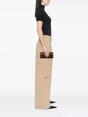 Celine Macadam Coated Canvas Clutch Bag - Brown