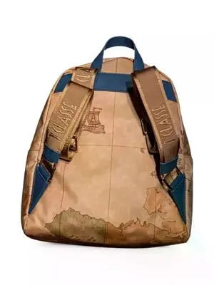 ALVIERO MARTINI 1° CLASSE Map-print Backpack