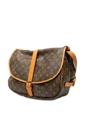 LOUIS VUITTON 1991 Monogram Saumur 35 Crossbody Bag