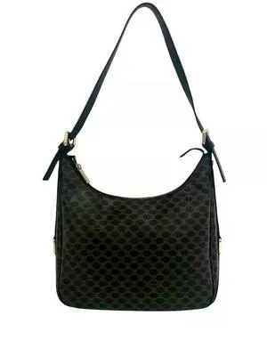 Celine 2000 Macadam Coated Canvas Shoulder Bag