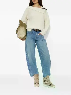 Isabel Marant Étoile Thais Toggle-fastening Sweater - Neutrals