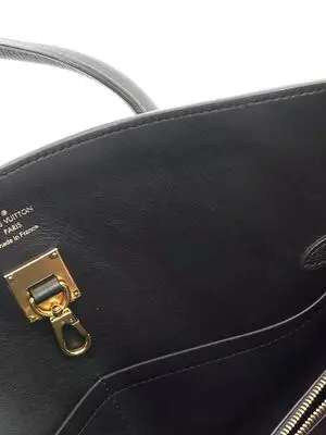 LOUIS VUITTON Taurillon Milla Mm Satchel - Black