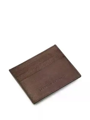 Brunello Cucinelli Suede Card Case