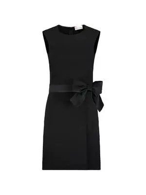 Red Valentino Bow-detail Dress - Black