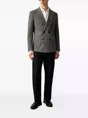 JOOP! Herringbone Double-breasted Blazer