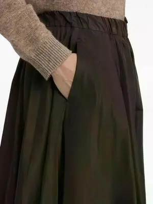 Aspesi Elasticated Waistband Flared Midi Skirt