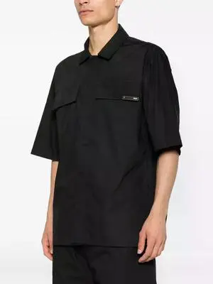 RHUN Short-sleeved Flap-pocket Shirt