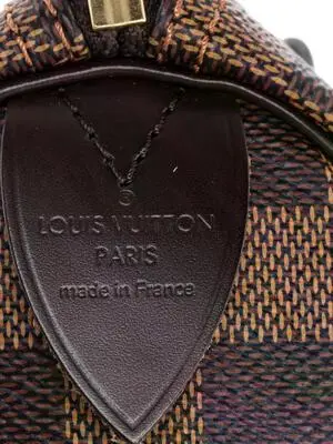 LOUIS VUITTON Speedy Handbag Damier 25 Satchel - Brown