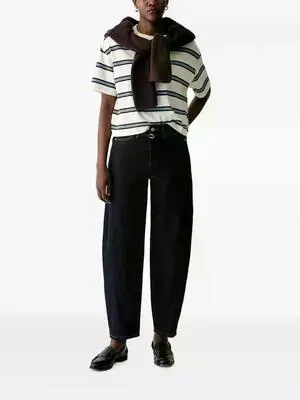Dkny Buckled Tapered-leg Jeans