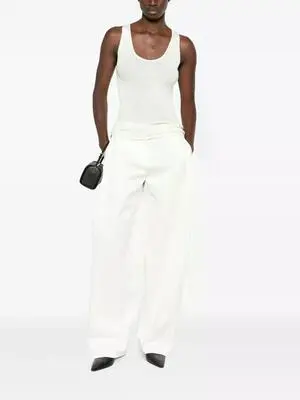 THE ROW Danel Ribbed-knit Top