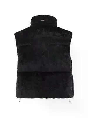 Herno Velvet-effect Padded Gilet