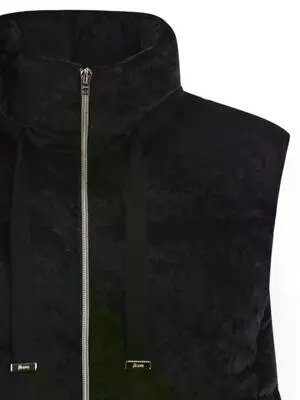 Herno Velvet-effect Padded Gilet