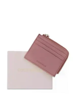 COCCINELLE Small Tassel Pebbled-leather Cardholder
