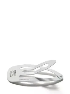 Miu Miu Logo Hair Clips Set Of 2