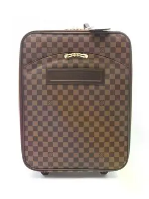 LOUIS VUITTON 2003 Damier Ebene Pégase 45 Suitcase - Brown