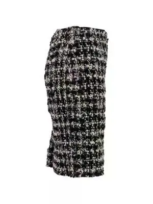 LANVIN 2011 Bouclé Tweed Skirt